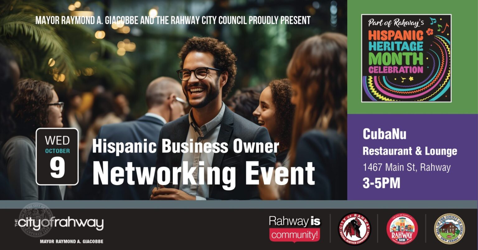Hispanic Business Owner Networking Event - Rahway Is Happening