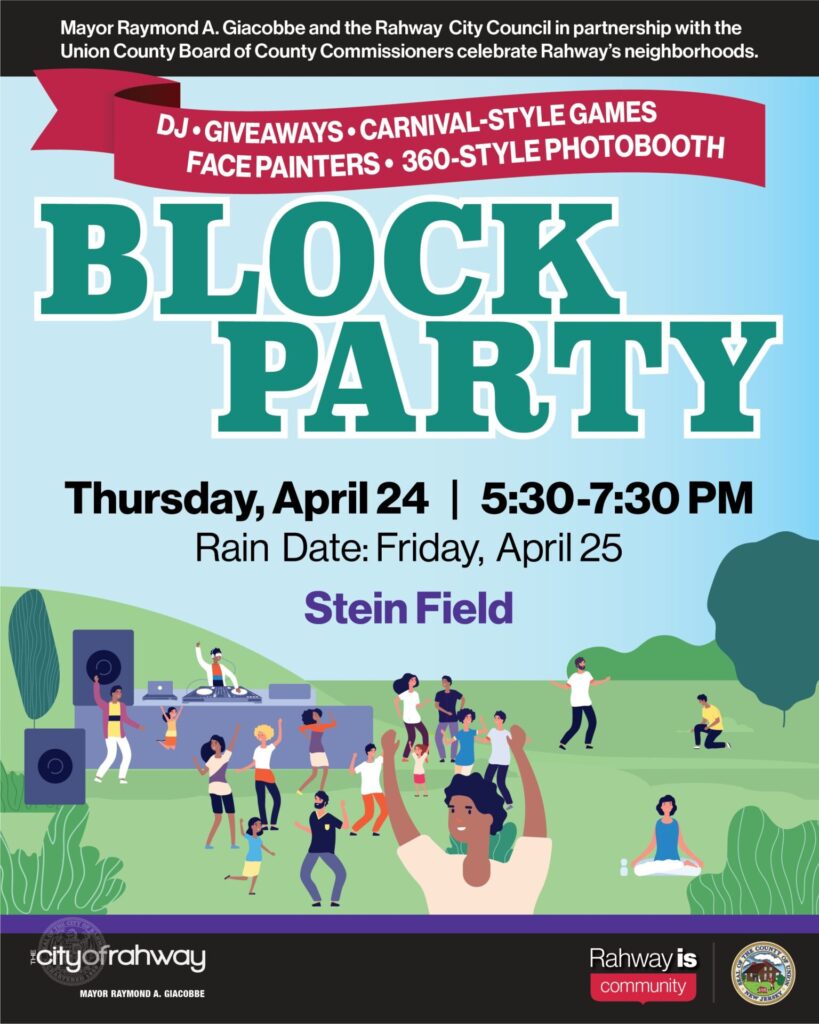 Neighborhood Block Party - Rahway Is Happening